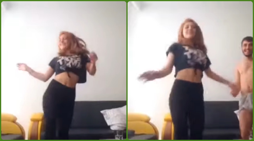 Мажот ѝ го украде шоуто на жената Покажа колку голема „работа“ ја чека