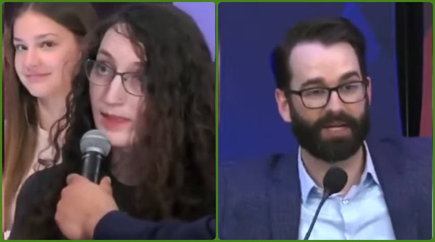 Во меѓувреме на дебата на американска телевизија „Само жените можат да затруднат Не некои