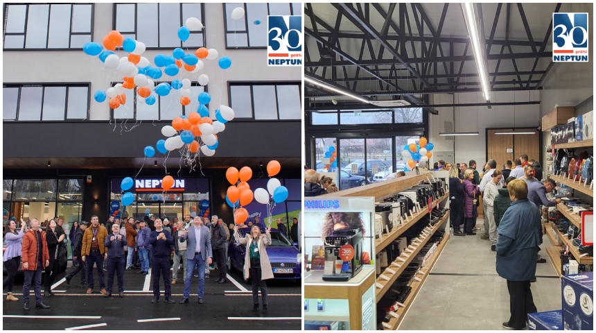 Во Новата Година новиот НЕПТУН ве очекува НЕПТУН го зголеми својот ланец на продажни објекти и