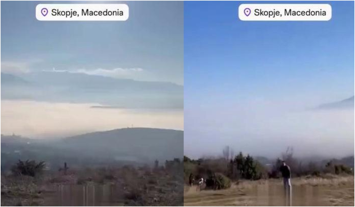 Времето во Скопје всушност е сончево ама треба да си на повисоко | Мотика
